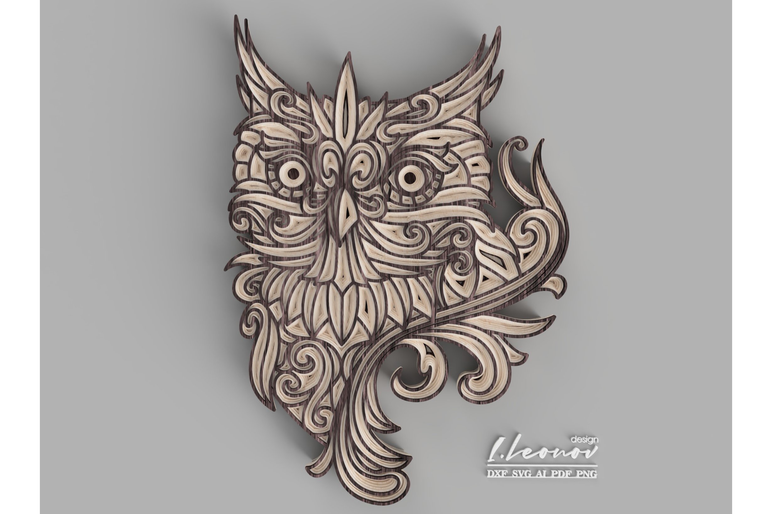 Laser cut dxf,Eps,svg file animal bundle set of 9 designs (1100167 ...