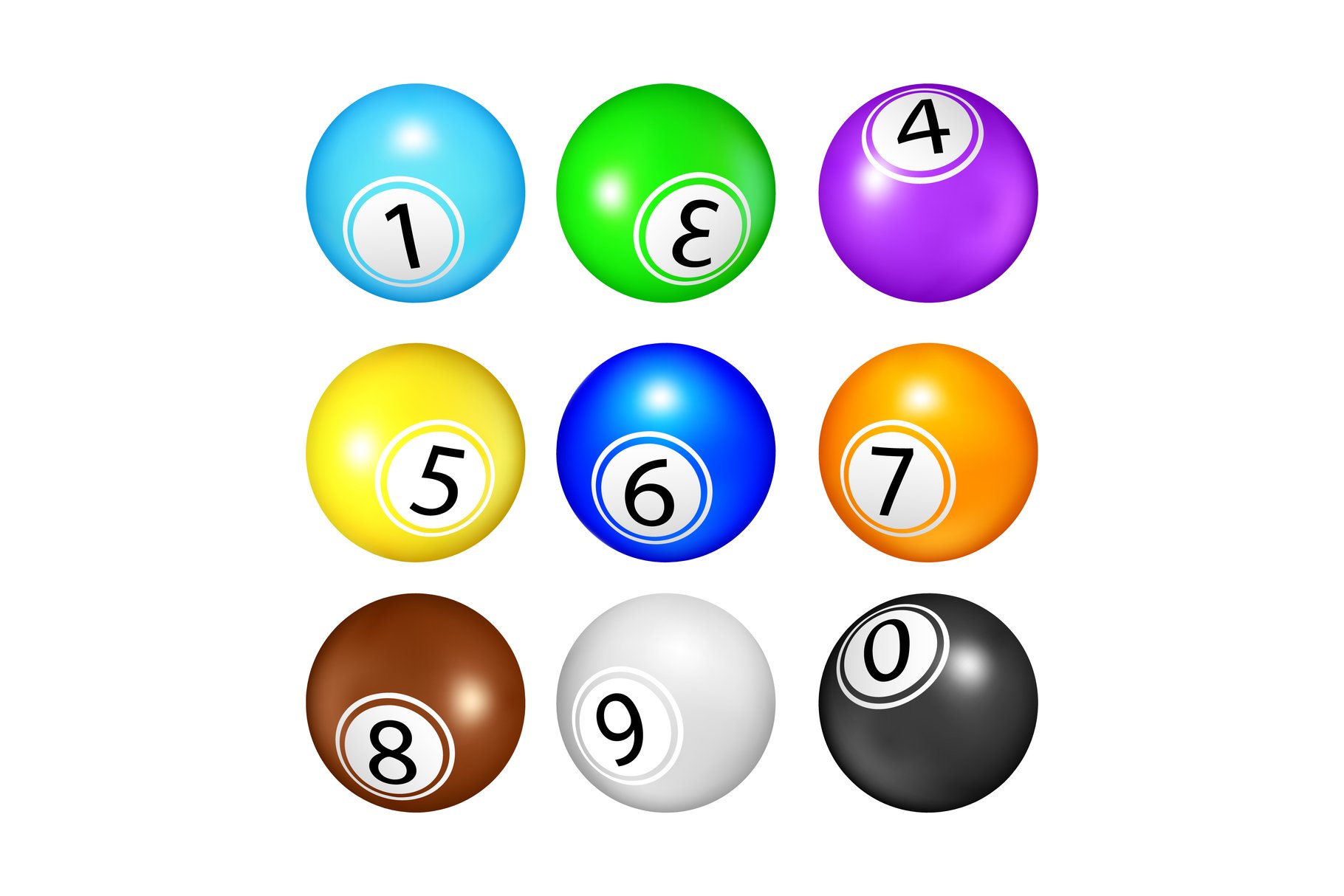 Lottery Balls Clipart
