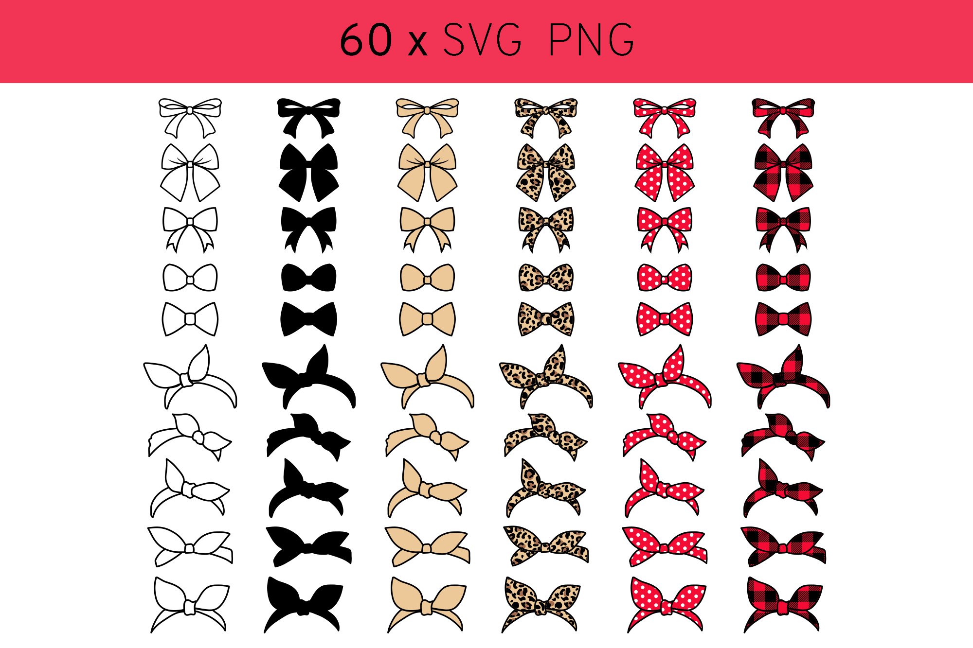 Art & Collectibles Digital Drawing & Illustration Polka Dot Bow Messy ...