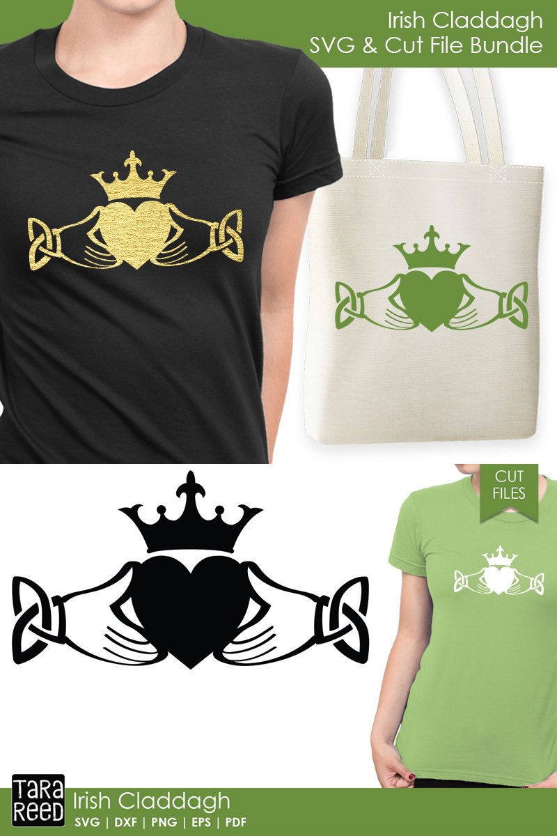 Irish Claddagh SVG and Cut Files for Crafters (257628) | Cut Files ...
