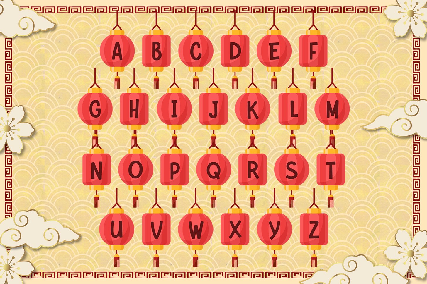 Chinese Lantern Alphabet