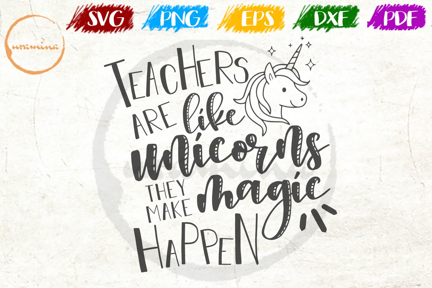Teachers Are Like Unicorns School Teacher Quote Art (570199) | SVGs ...
