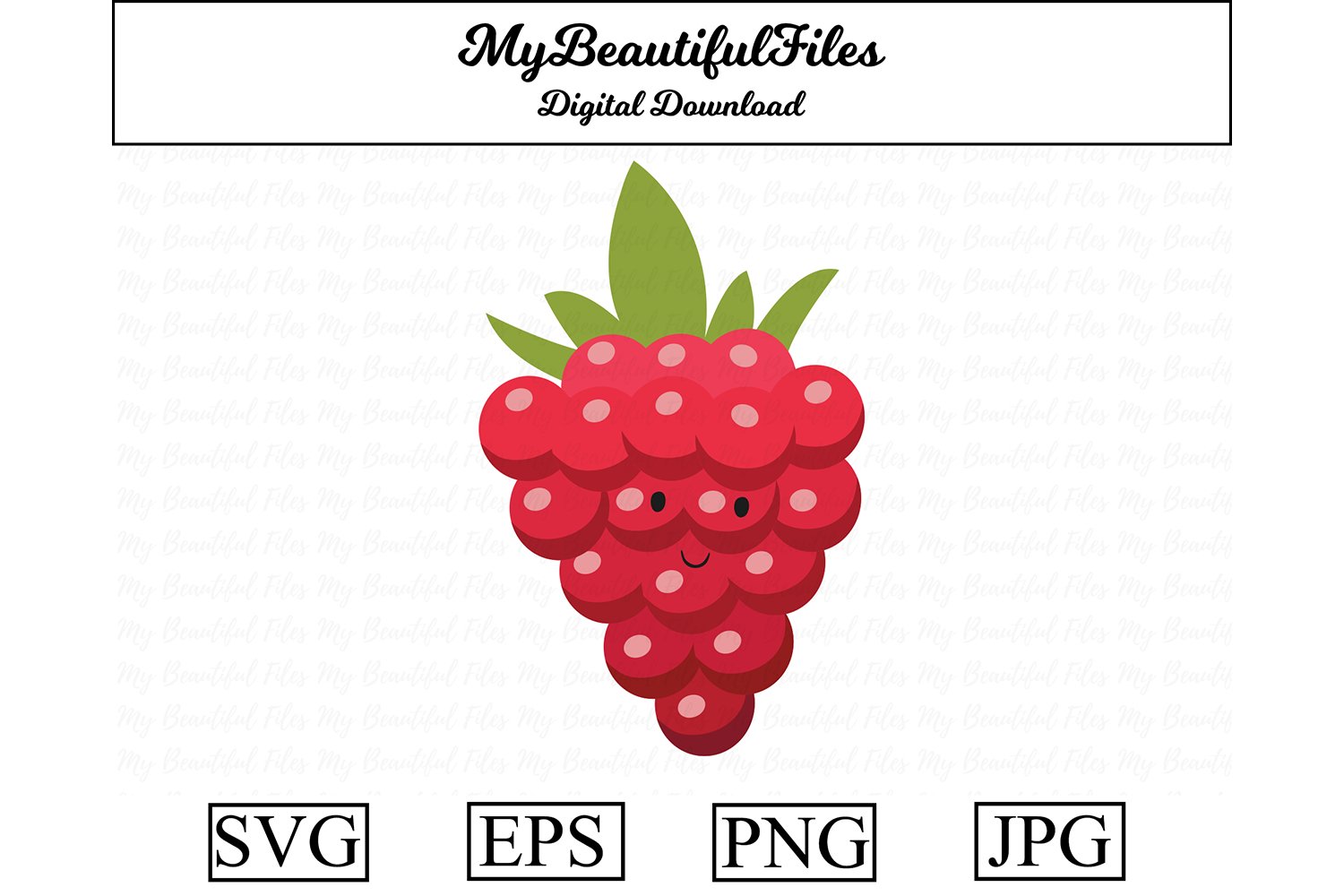 raspberries SVG - Cute raspberries SVG, EPS, PNG and JPG (730125 ...