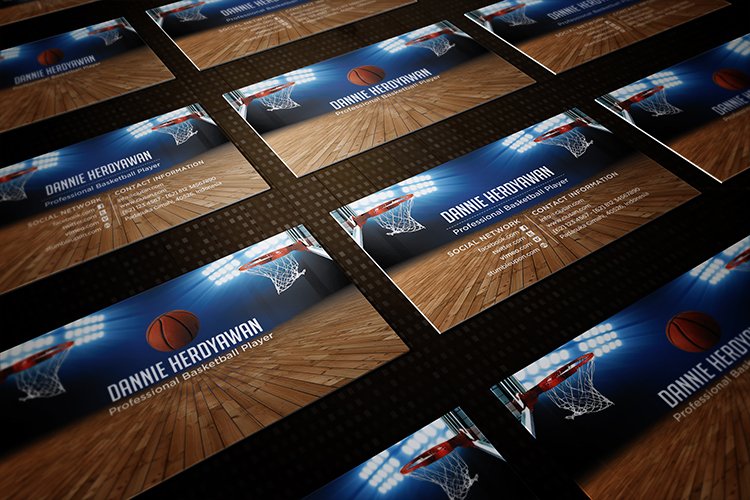 Basketball Business Card (624093) | Business Cards | Design Bundles