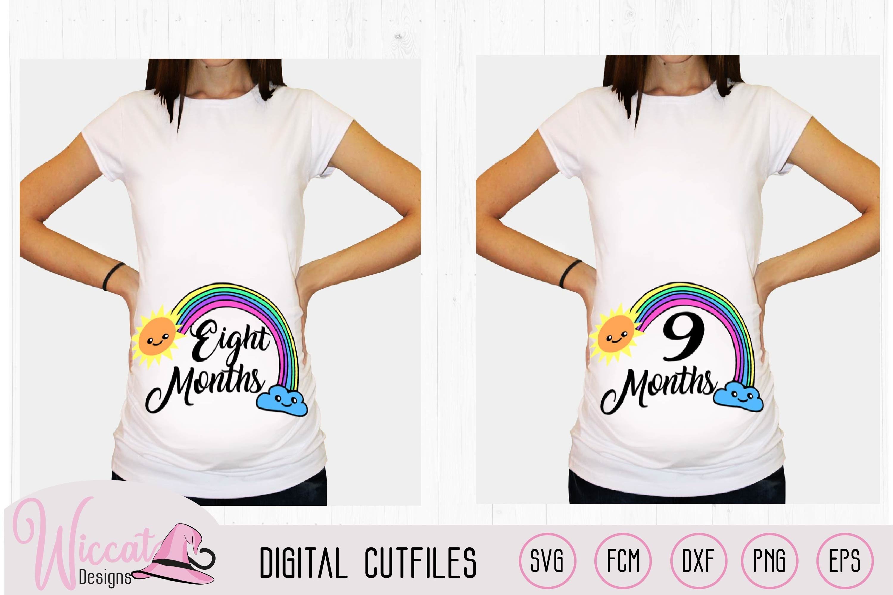 Rainbow monthly growth bundle, Rainbow baby (413817) | SVGs | Design ...