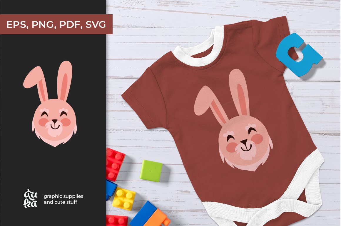 Cute animals character SVG - Bunny Rabbit (541050) | Characters ...