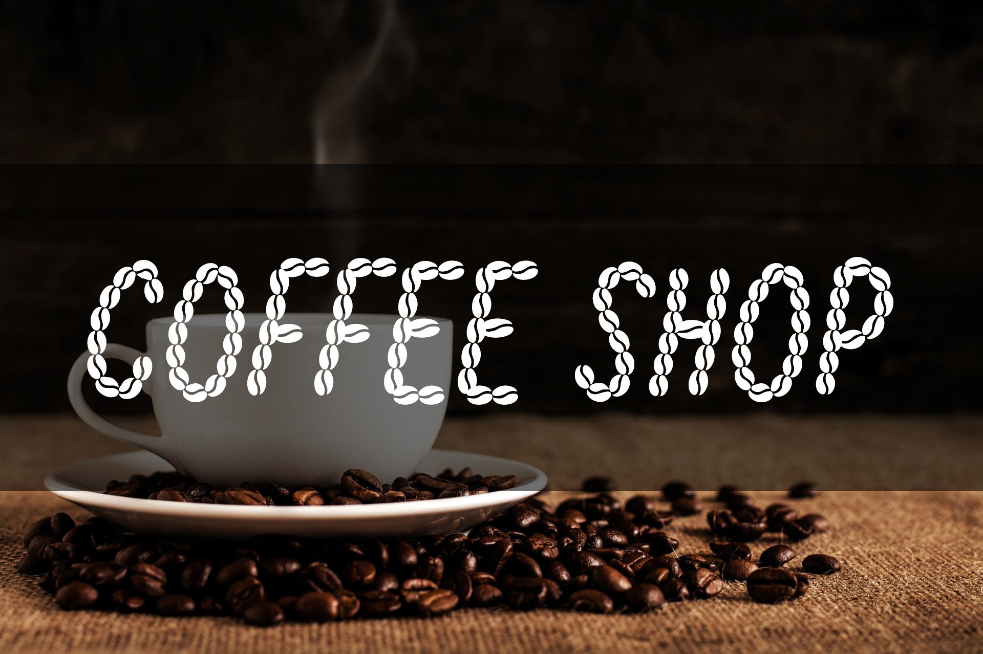 Coffee Beans Font (1021045) | Themed | Font Bundles