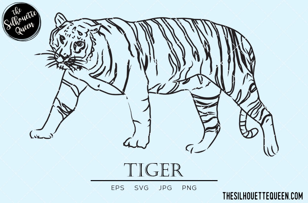 Tiger Vector (1335646) | SVGs | Design Bundles