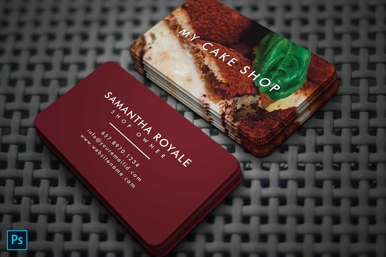 Cake sweet shop beautiful unique card (273245) | Business Cards ...