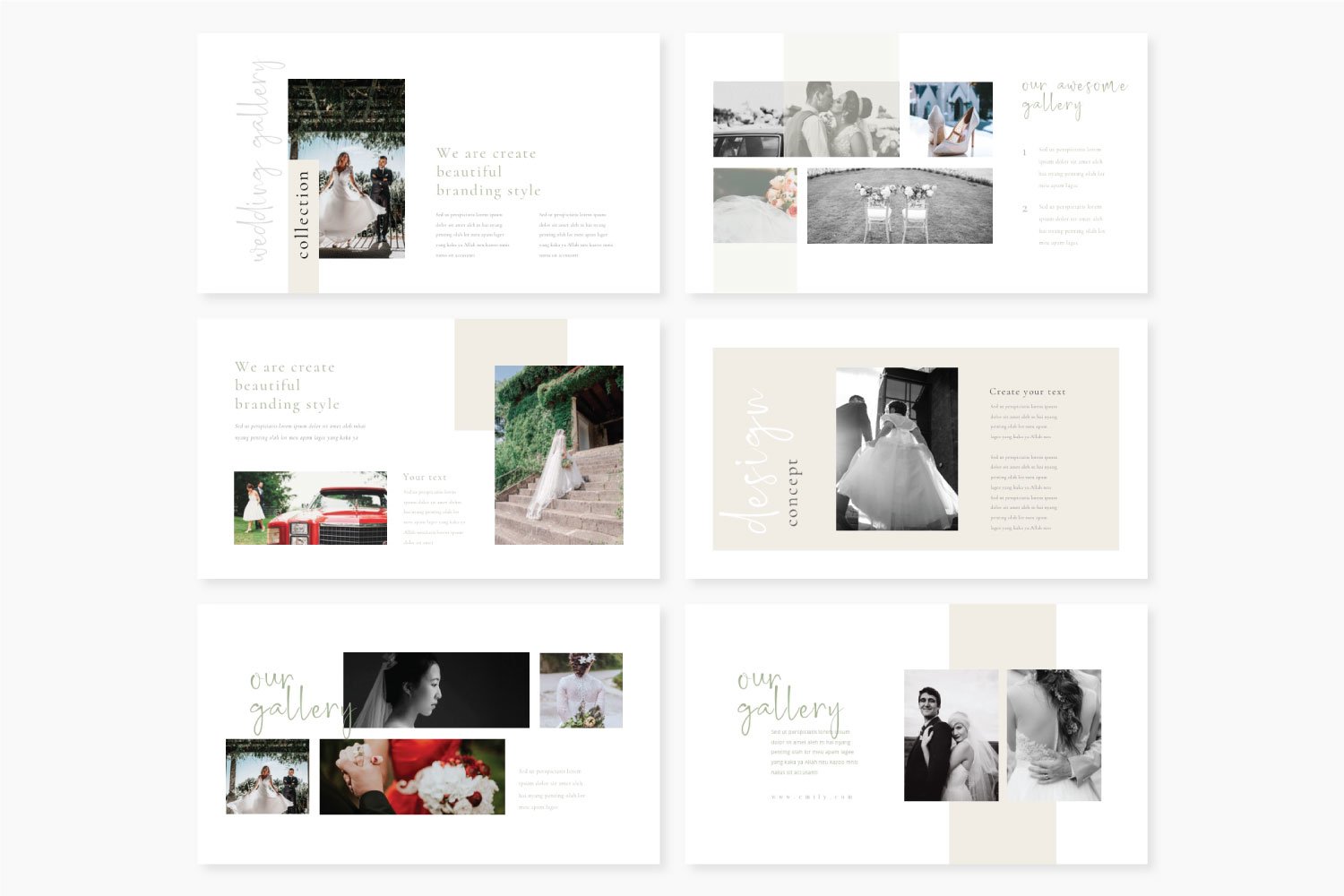Wedding Powerpoint template (225689) | Presentation Templates | Design ...