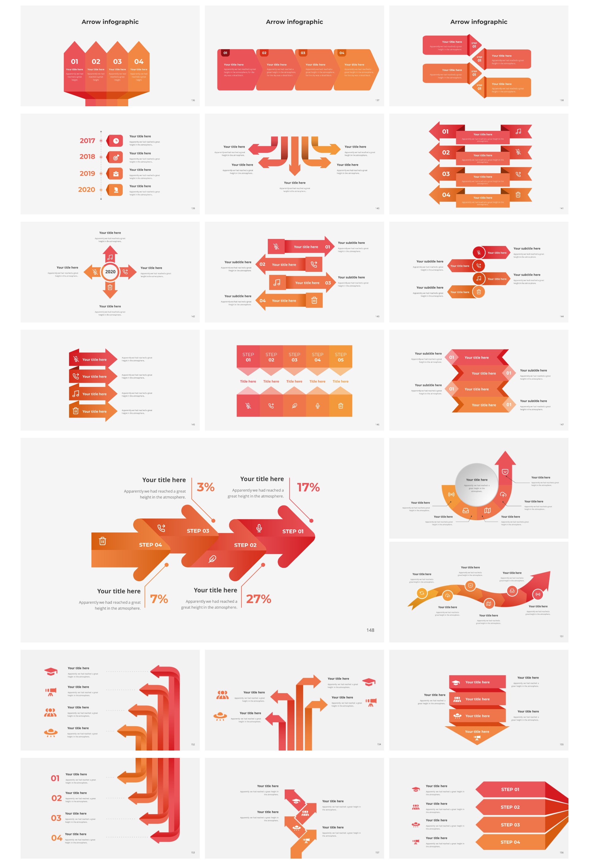 Massive Infographics V1.0 (764508) | Powerpoint | Design Bundles