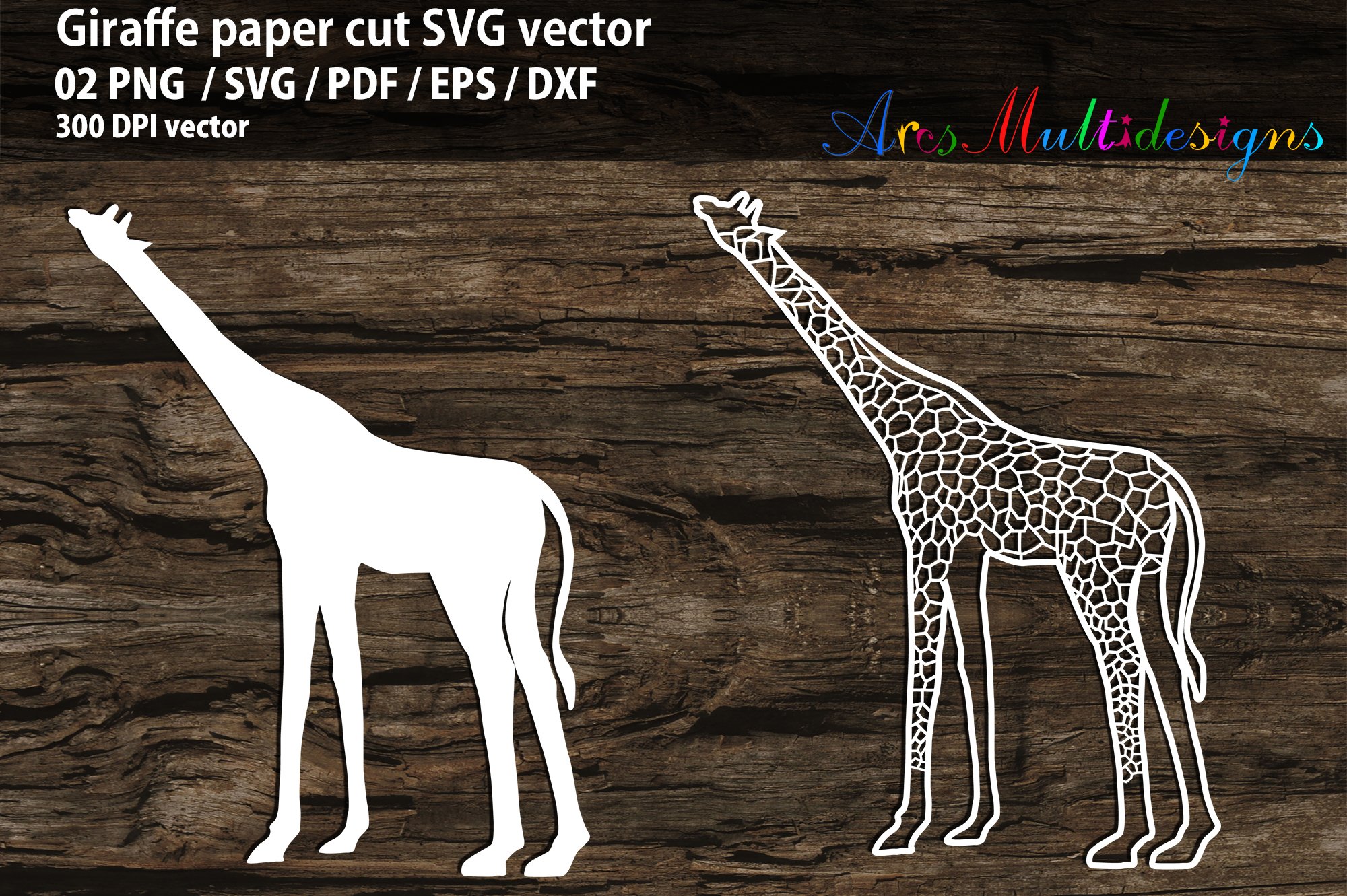 Giraffe paper cut out SVG (941395) | Paper Cutting | Design Bundles