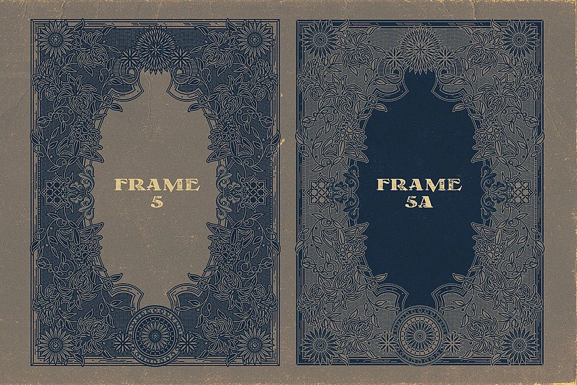 20 Ornamental Vintage Frames 2 (177745) | Decorations | Design Bundles
