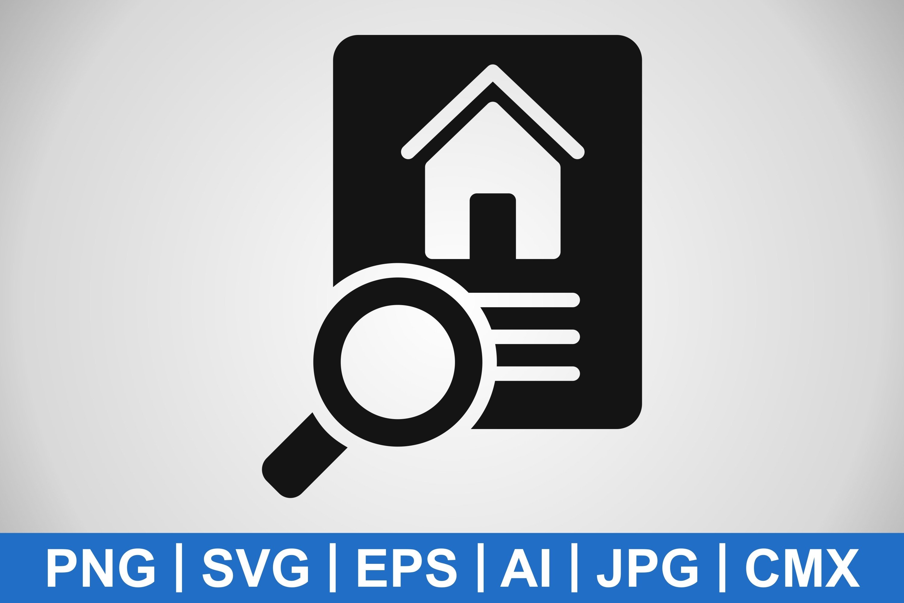 Vector Property Search Icon (1005627) | Icons | Design Bundles