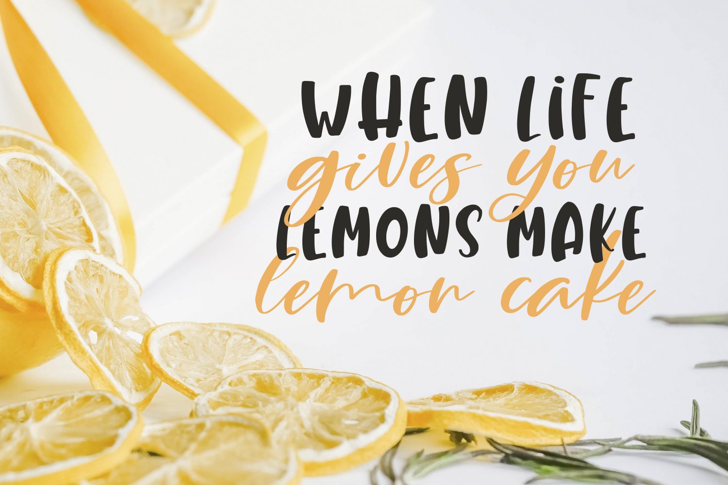 Lemony Cheesecake Font Duo