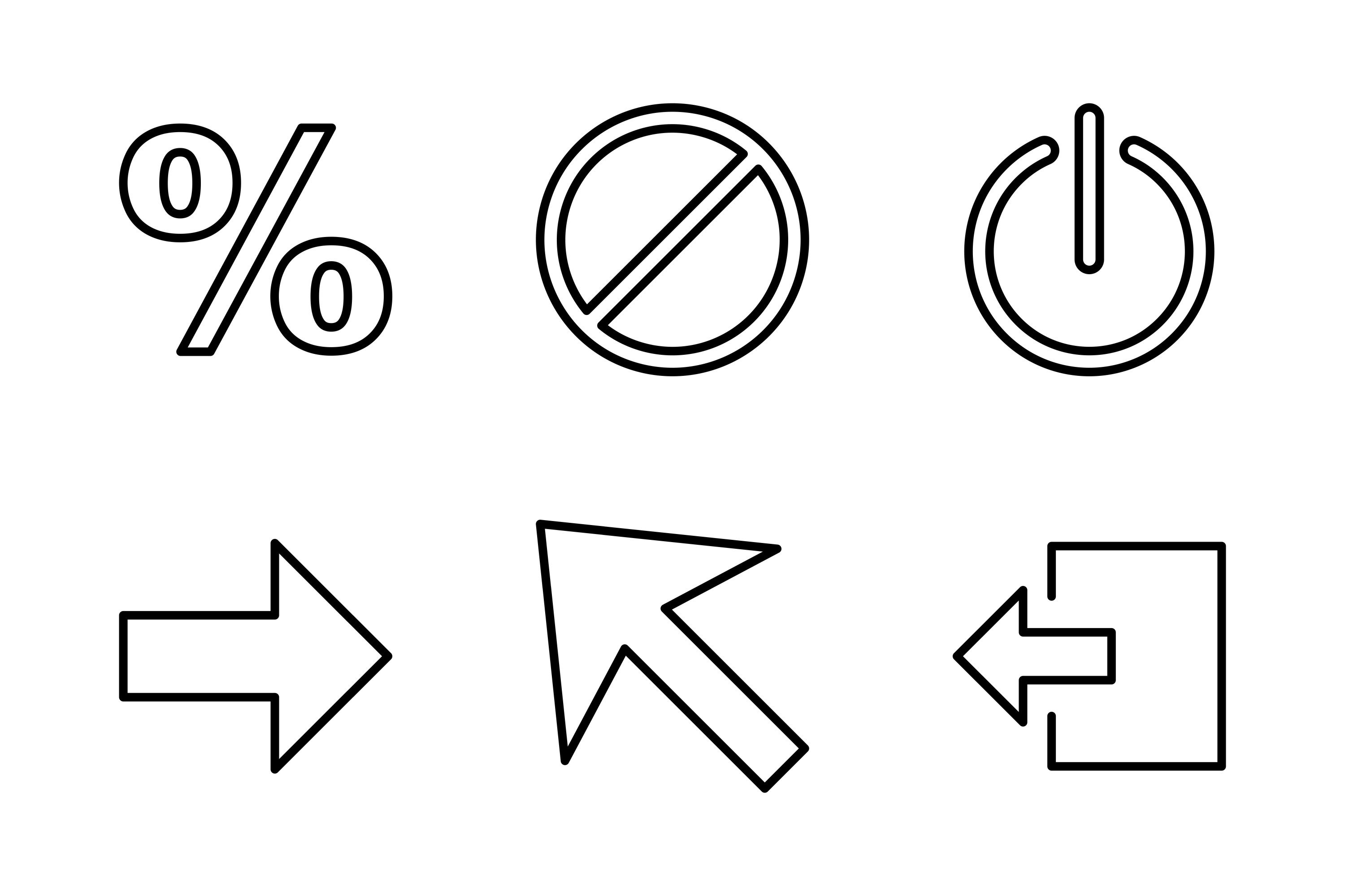 Set Of Basic Elements Icons (466100) | Icons | Design Bundles