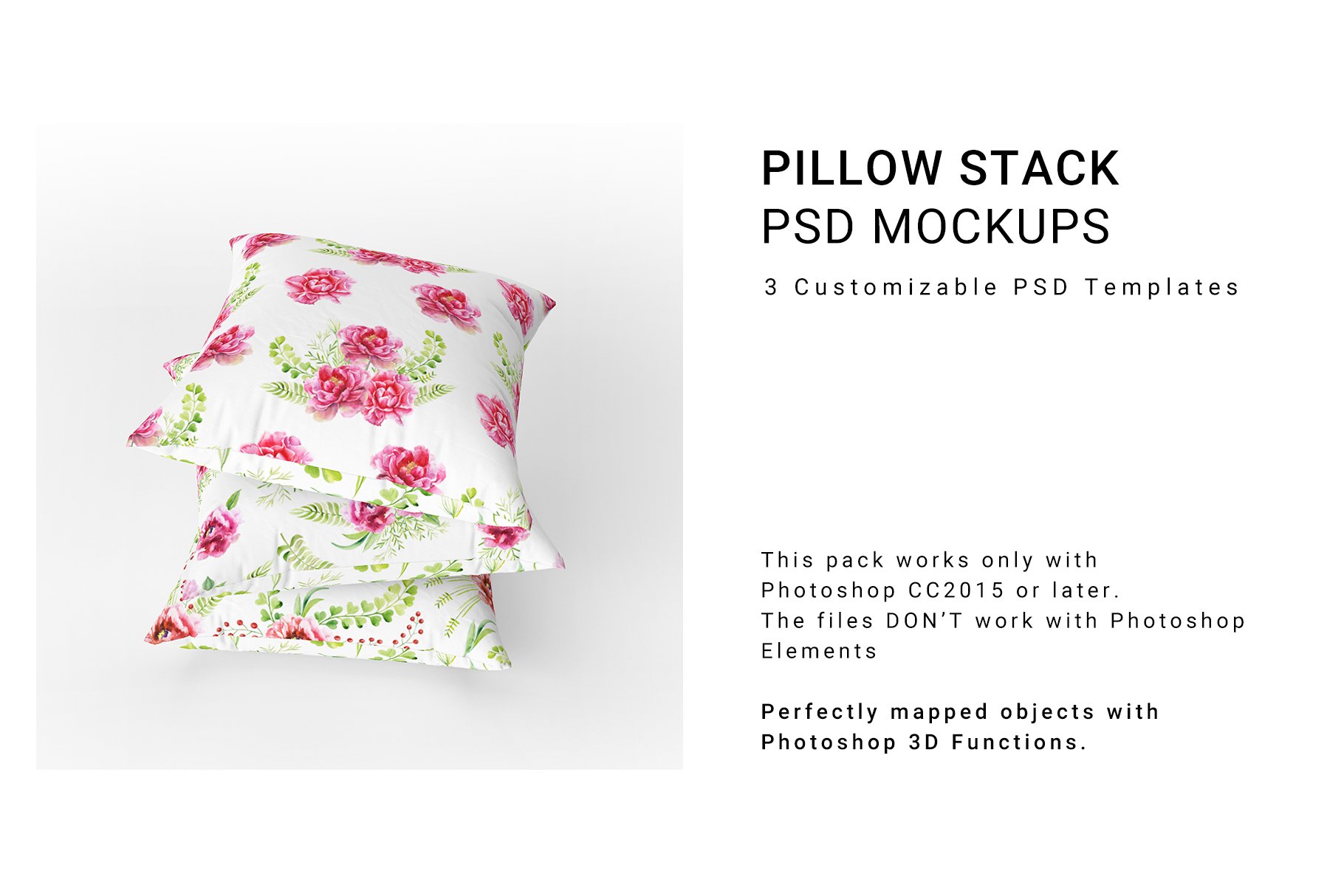 Pillow Stack Mockups