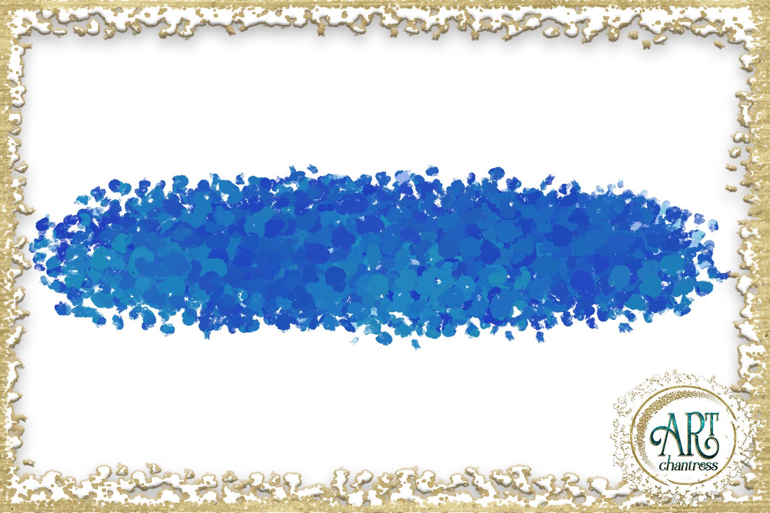 Blue Glitter Digital Clipart Brush Stroke - 24 of beautiful (103522 ...
