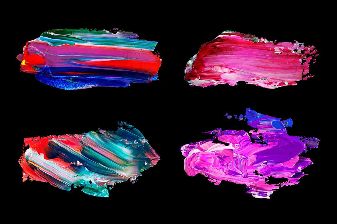 170 Creative Paint Strokes (83529) | Objects | Design Bundles