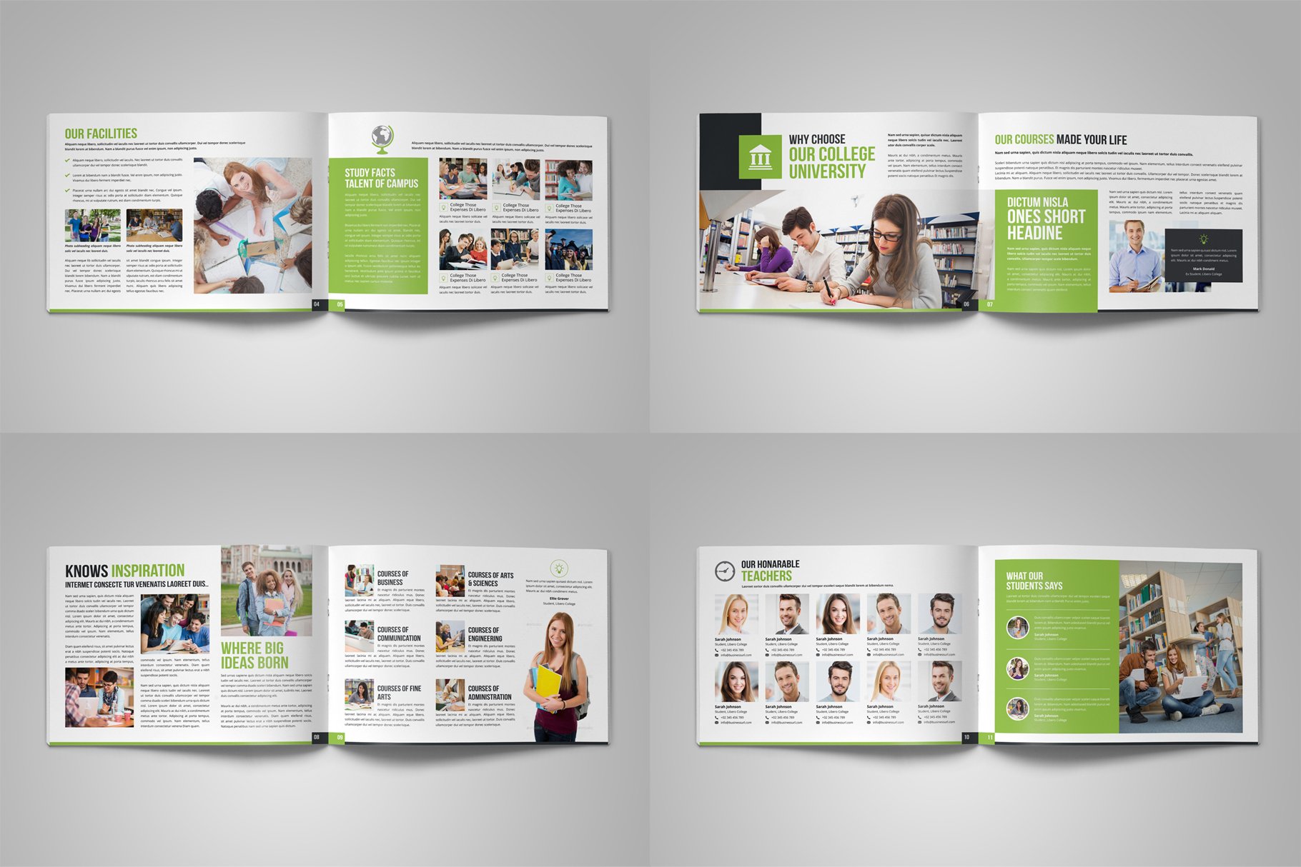 Education Prospectus Brochure v2 (184141) | Brochures | Design Bundles