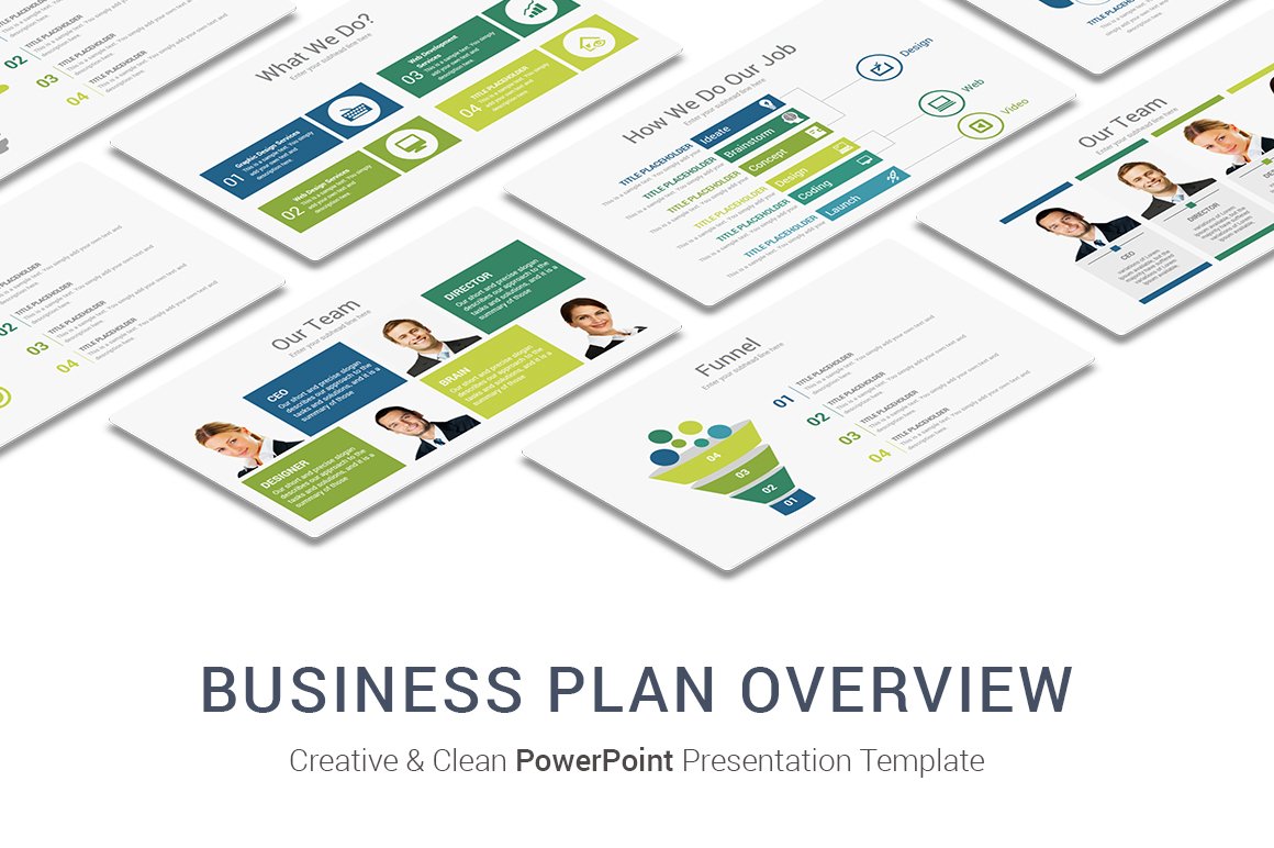 Business Plan Overview PowerPoint Presentation Template (199540 ...