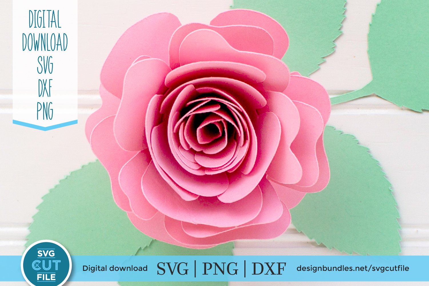 Rolled Flower SVG A Rolled Rose Paper Template Svg 542693 Cut Files Design Bundles