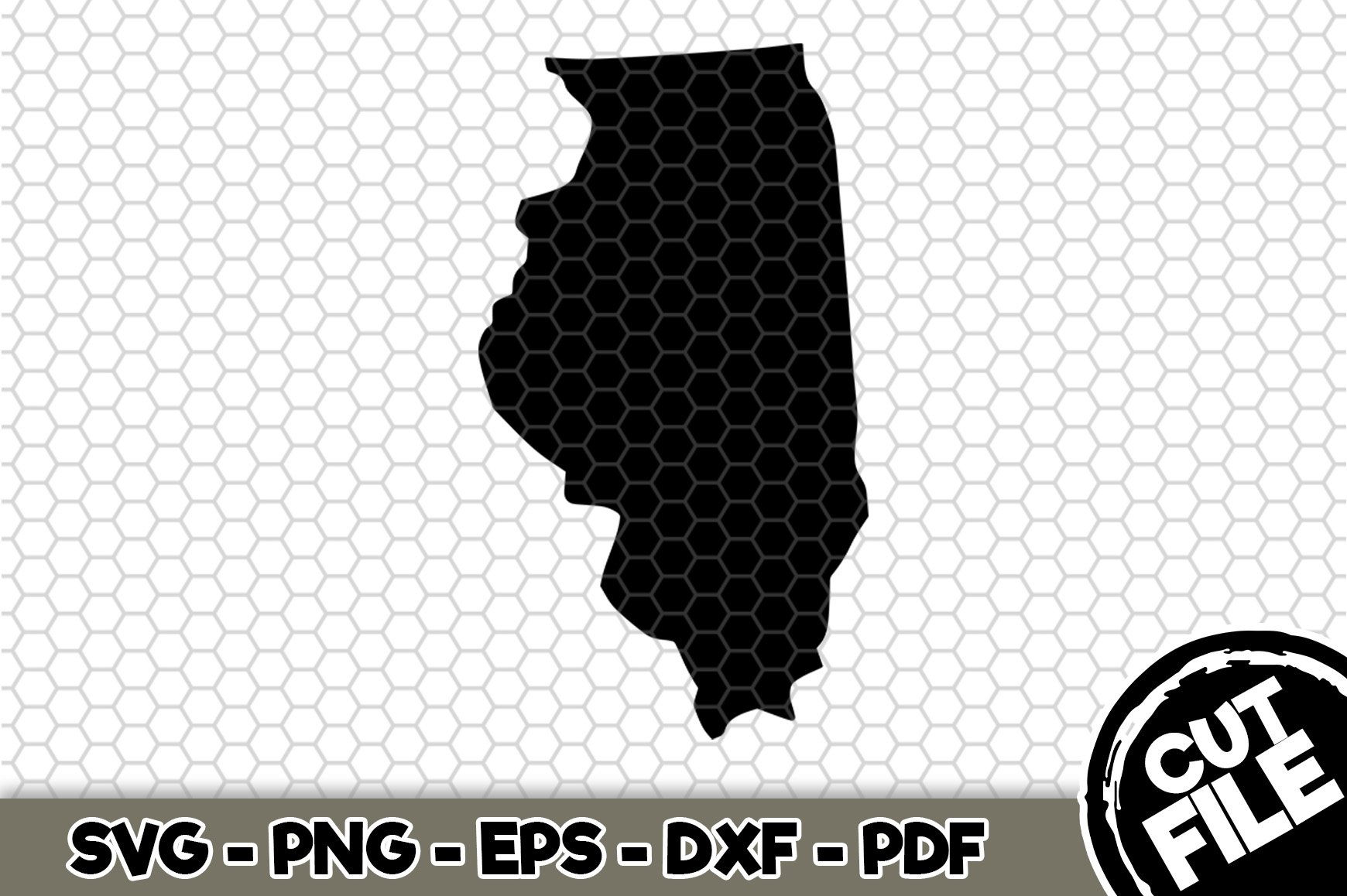 Illinois - Illinois State - SVG Cut File n454