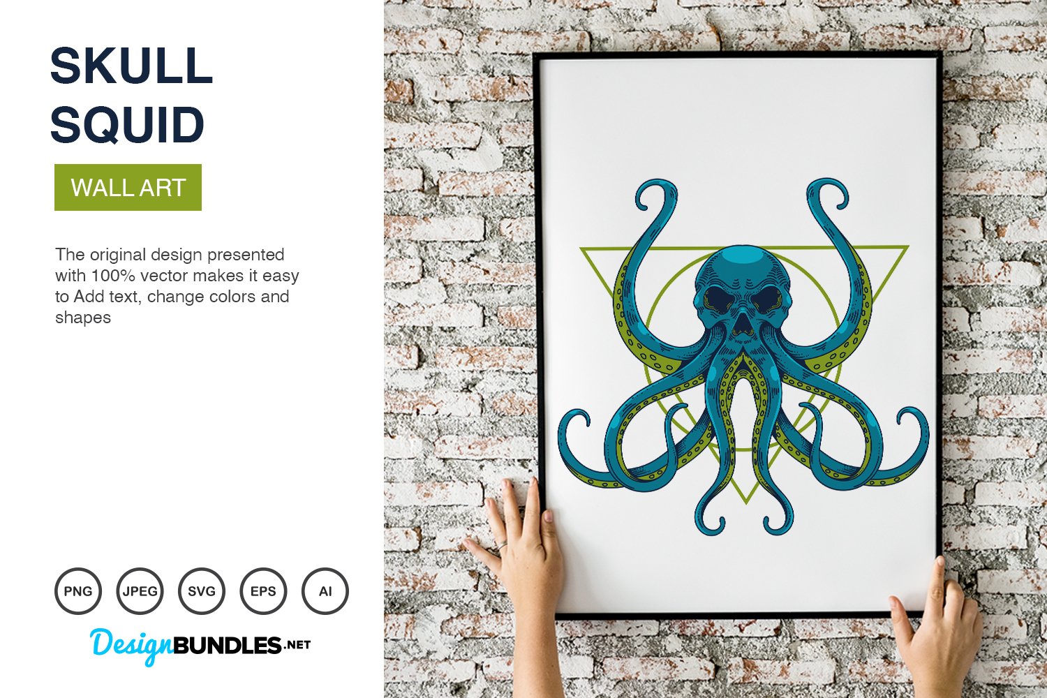 Squid Skull Illustrations