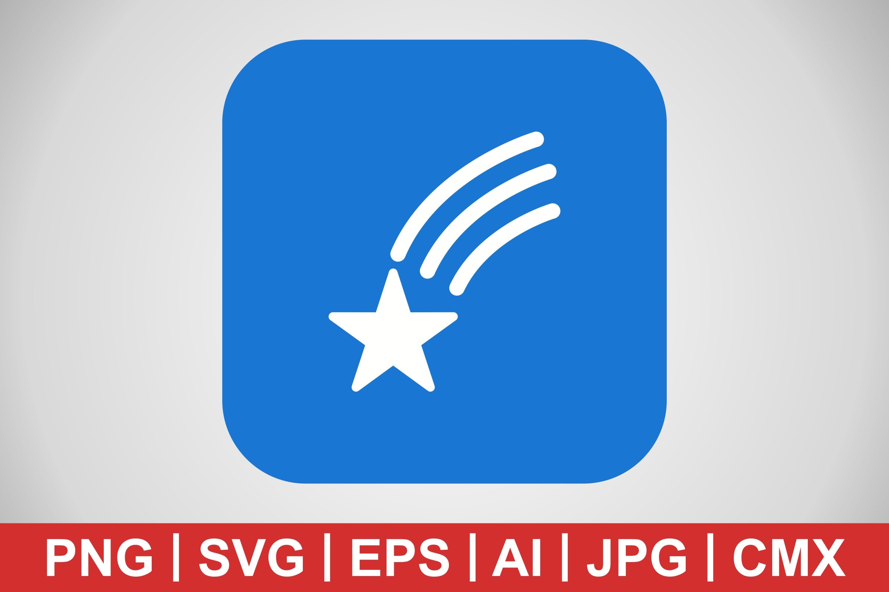 Vector Falling Star Icon (1039981) | Icons | Design Bundles