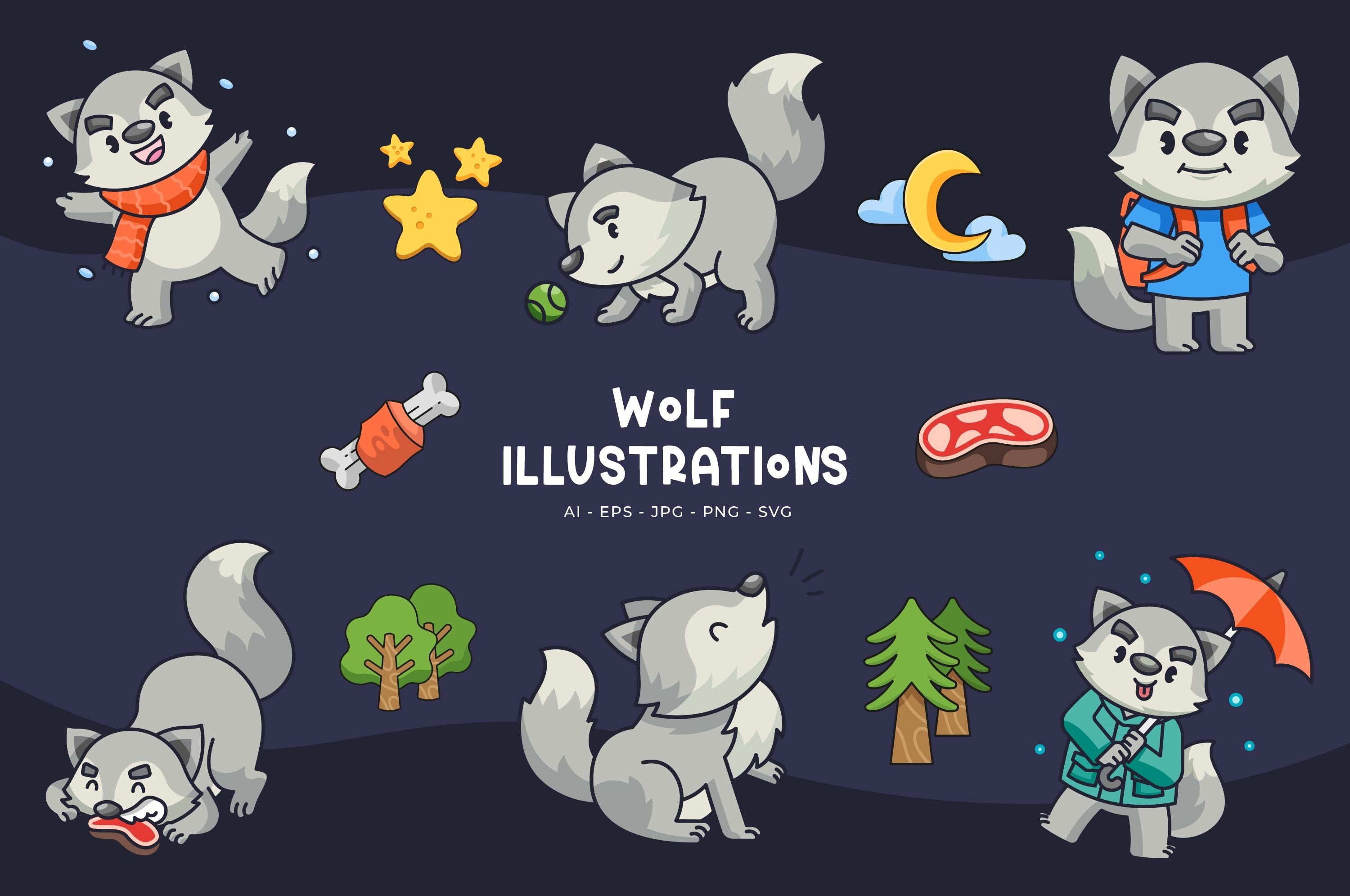 Wolf Illustrations