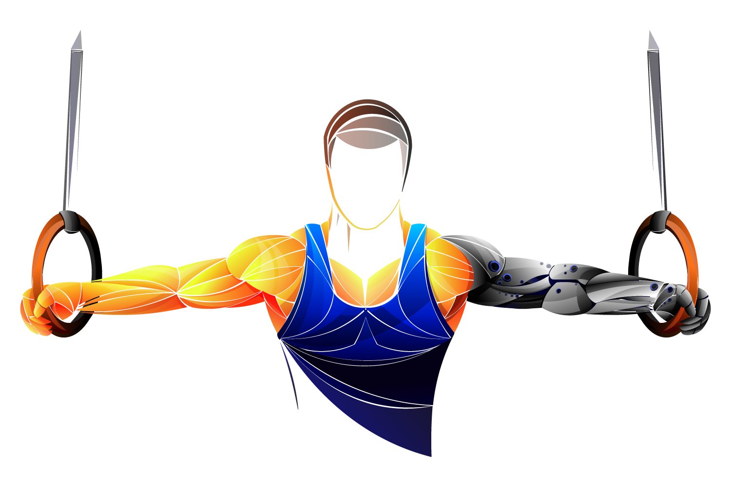 Paralympian athlete (1749709) | Vectors | Design Bundles