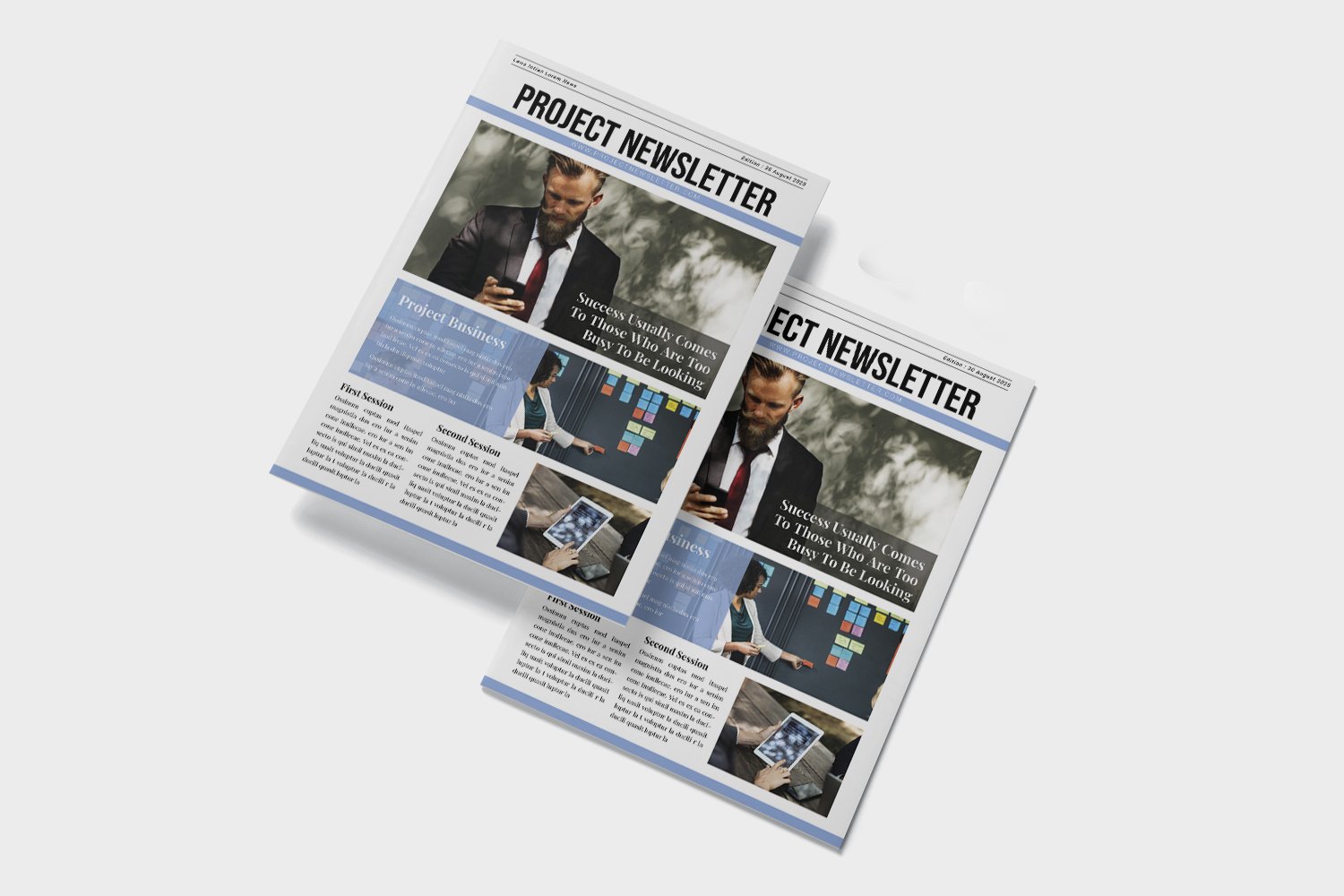 The Project Newsletter Template