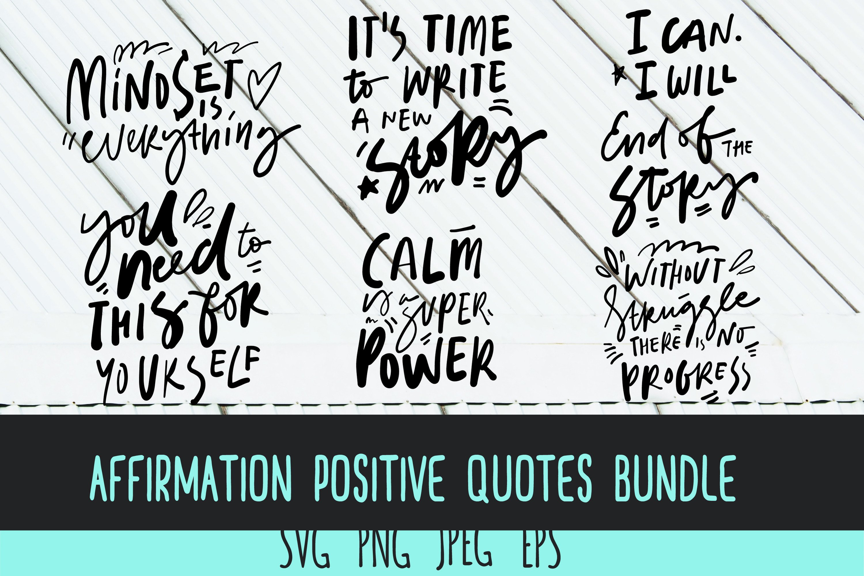 Papercraft Scrapbooking motivational quotes digital download file ...