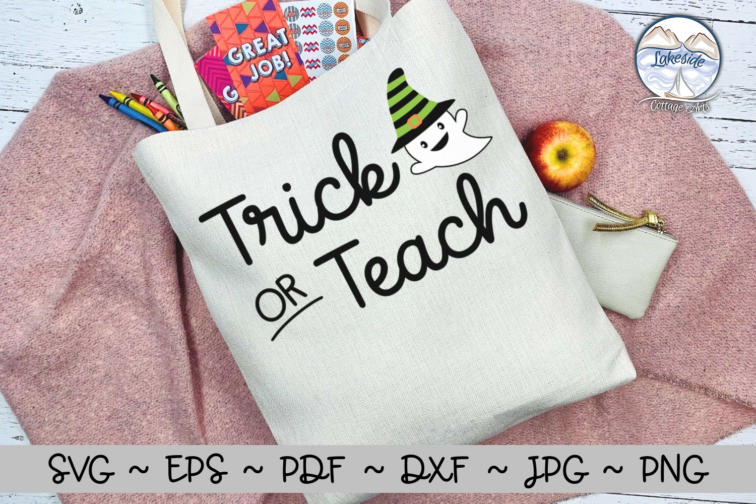 Trick or Teach Halloween Teacher SVG - UPDATED 10/2020!