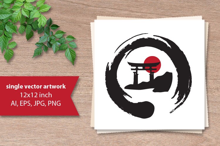 zen- single vector artwork (852562) | Elements | Design Bundles