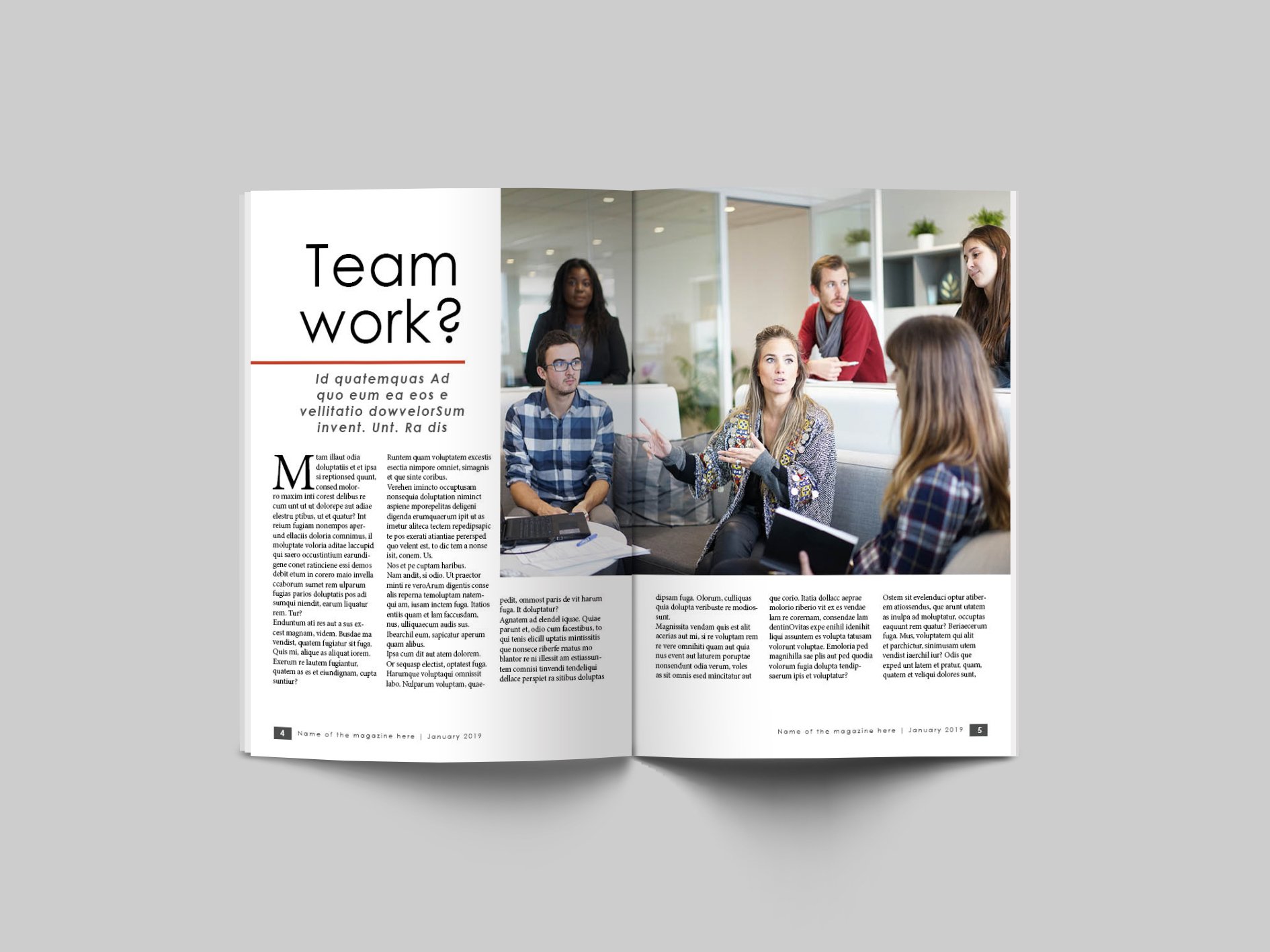 32 Page Business Magazine Template (539741) | Magazines | Design Bundles