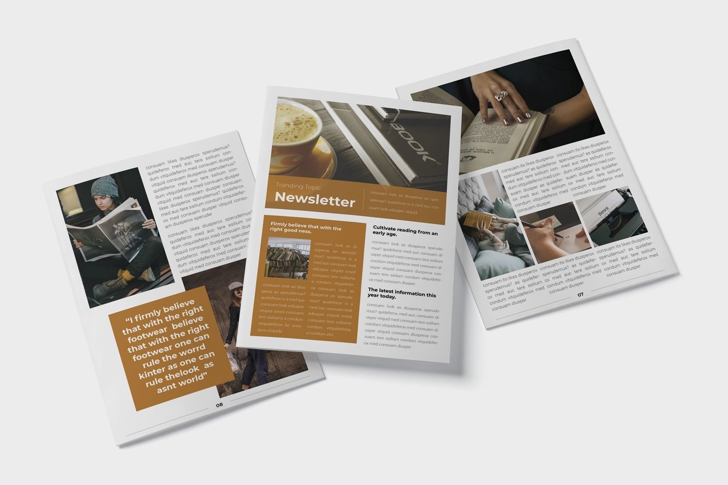 Reading Newsletter Template