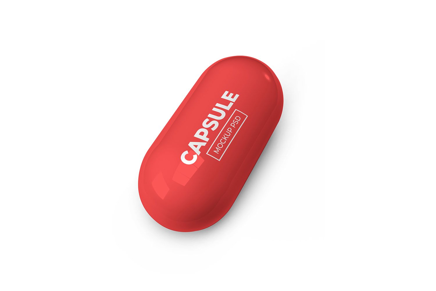 Medical Capsule Pill 3D Mockup Template Photoshop (1192296) | Branding ...
