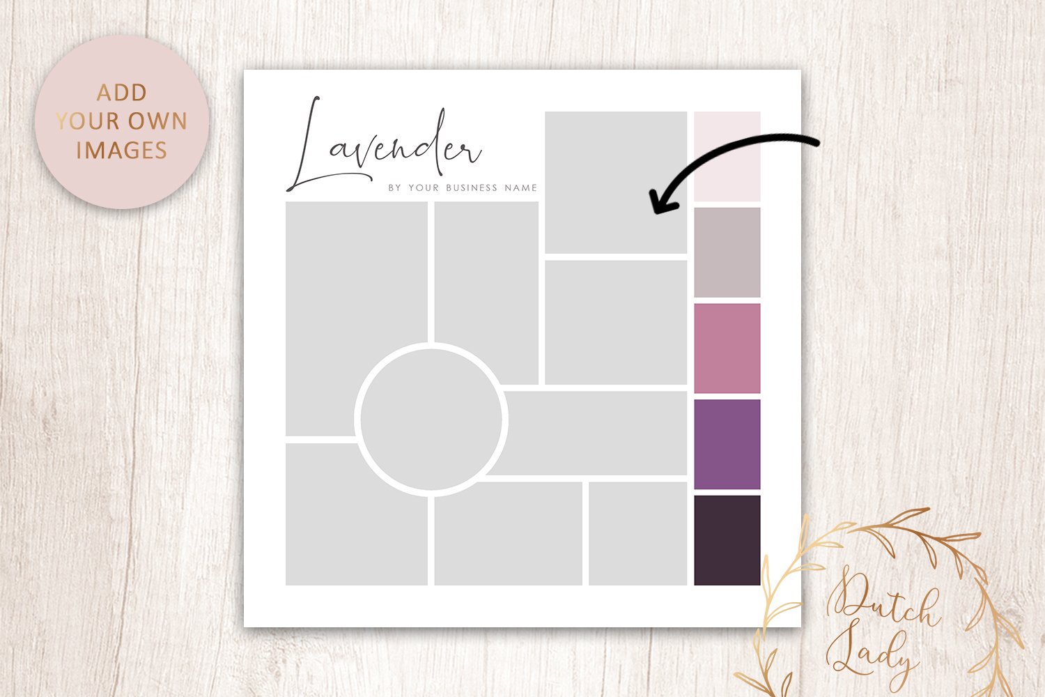 PSD Mood & Vision Board - Adobe Photoshop Template - #9 (412512 ...