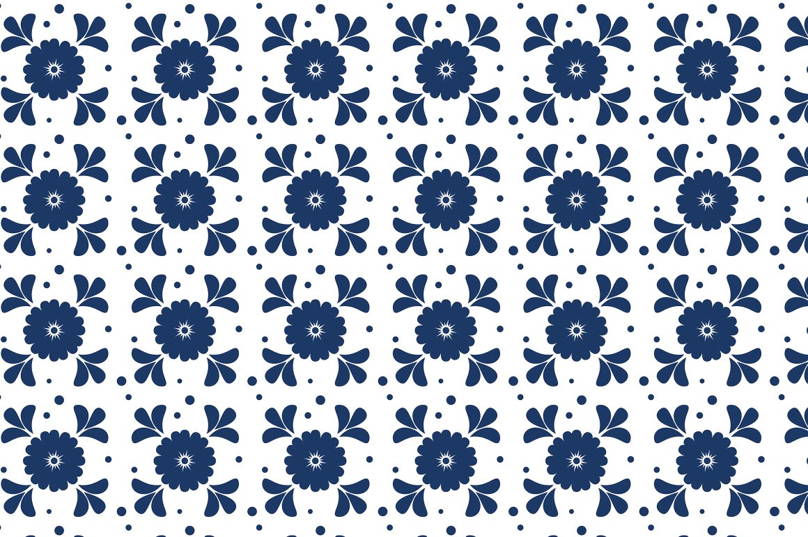 Blue Flower - Patterns Pack