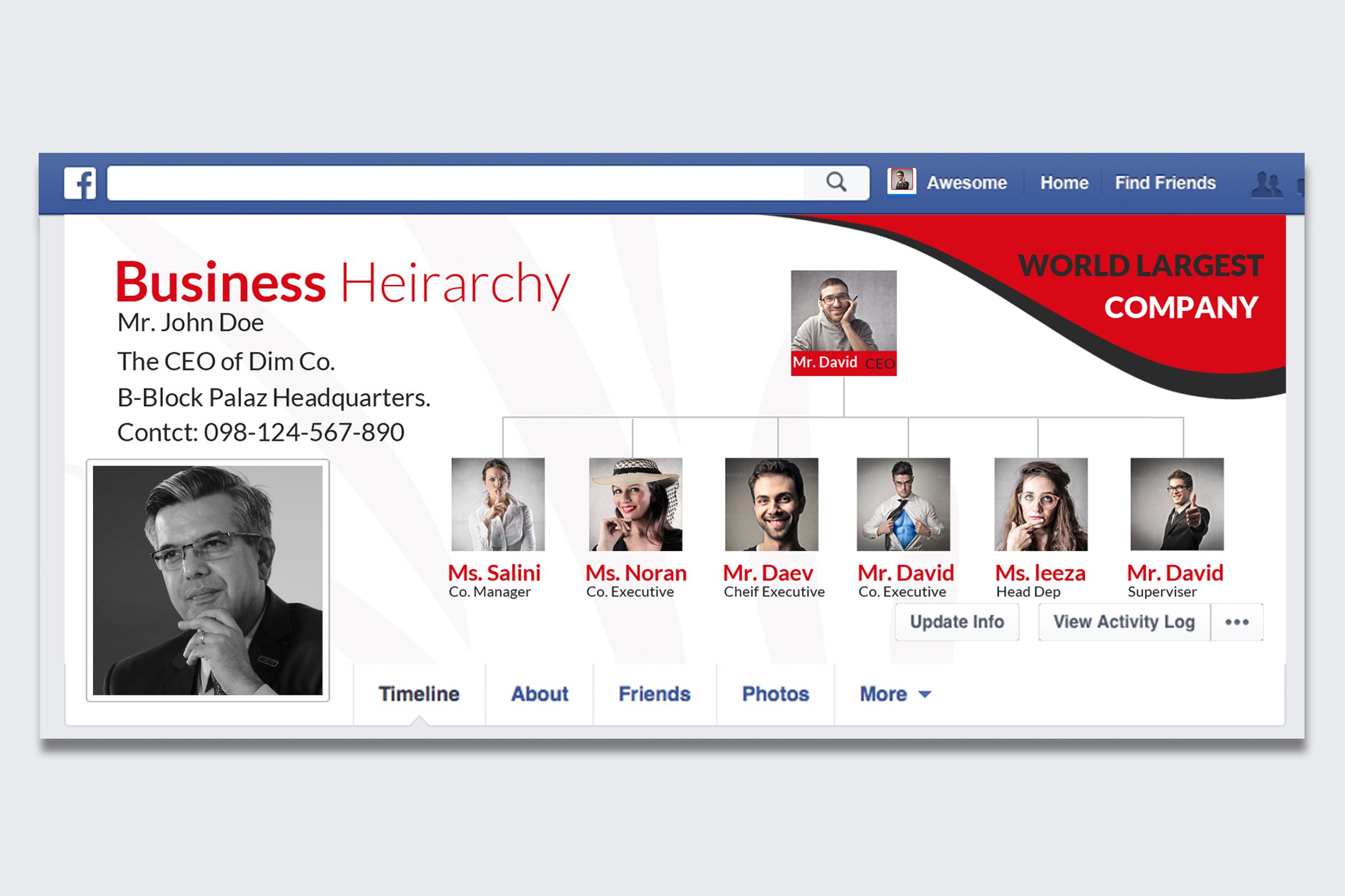 Business Group Facebook Timeline (144601) | Facebook | Design Bundles