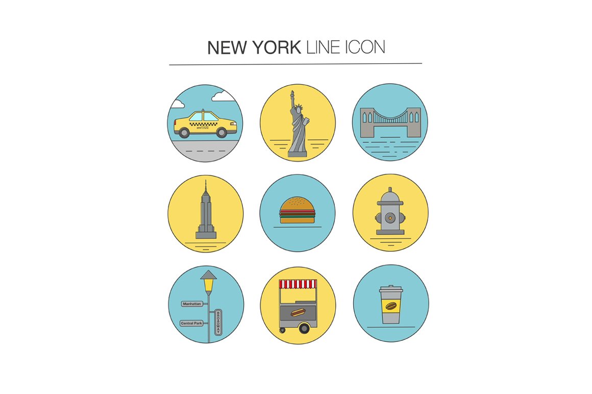 NEW YORK vector collection