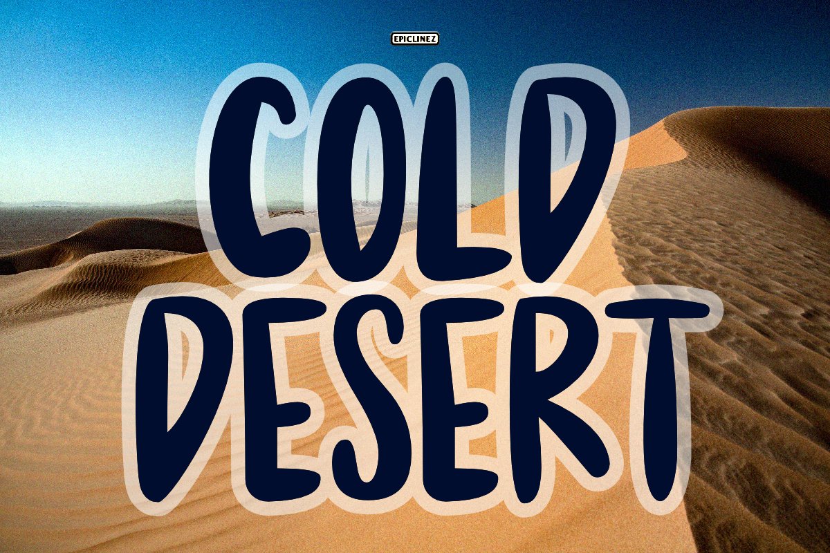 Cold Desert - A Fun Handwritten Font (649200) | Handwritten | Font Bundles