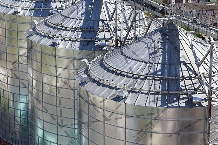 steel silo close up (788800) | Architecture | Design Bundles