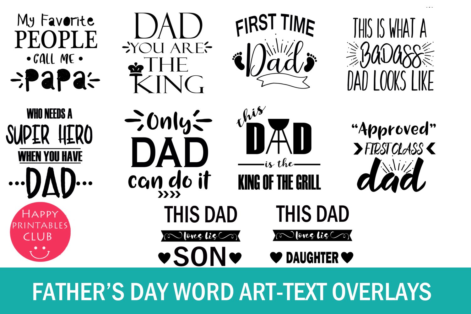 Father Word Art