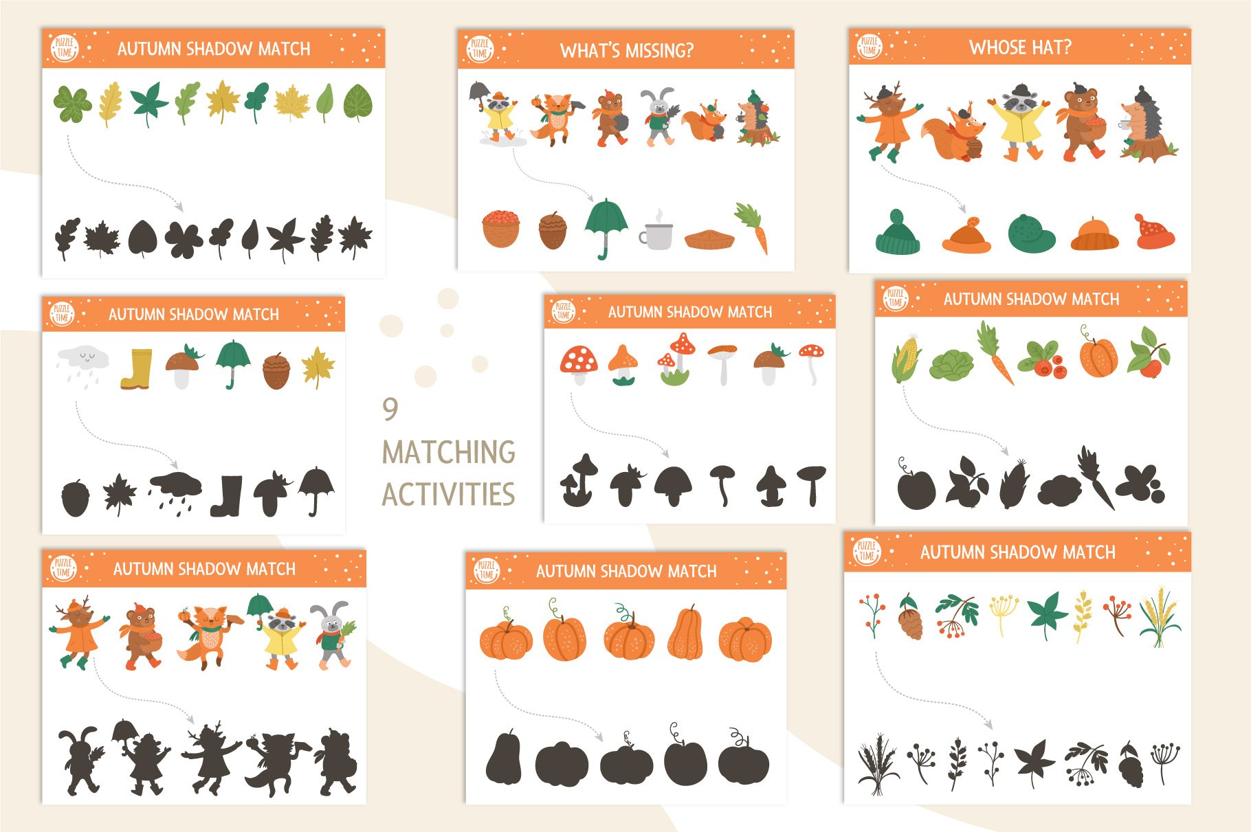 Autumn Games (819769) | Illustrations | Design Bundles