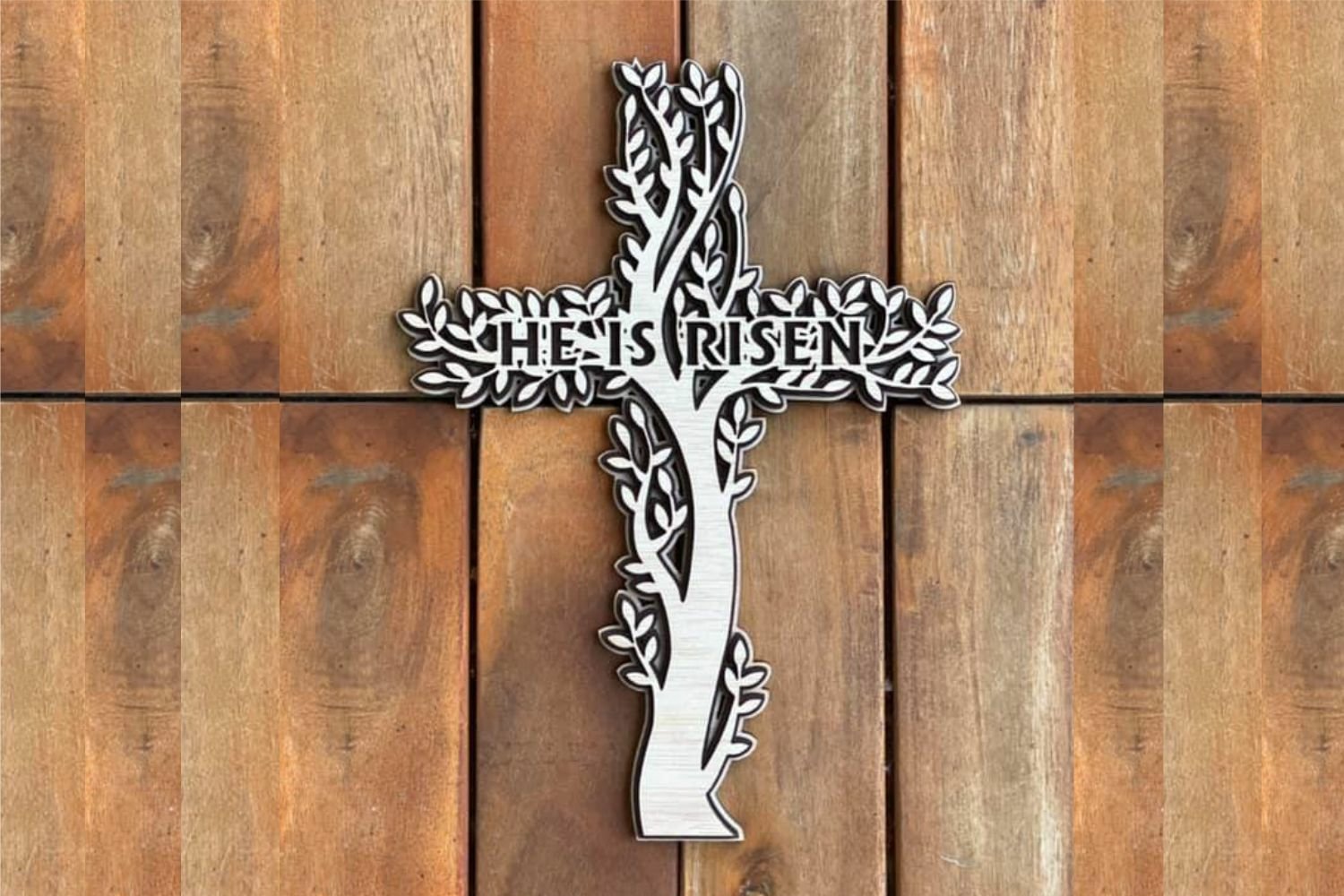 Easter Cross (1210934) | Laser Engraving | Design Bundles