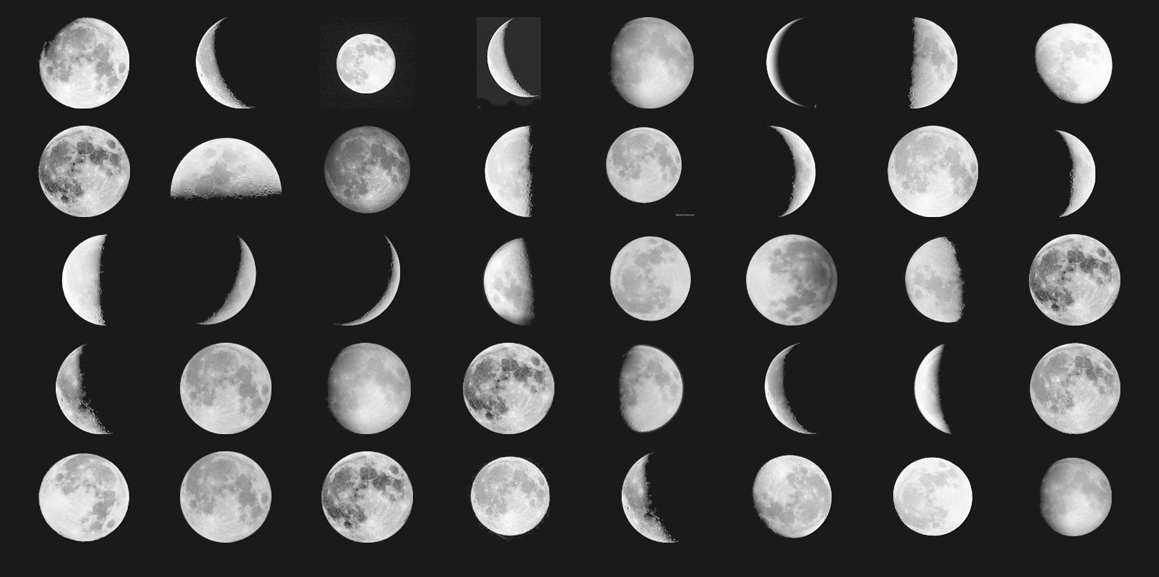 200 MOON SPACE PNG PHOTOSHOP OVERLAYS, BACKGROUNDS BACKDROPS (532523 ...