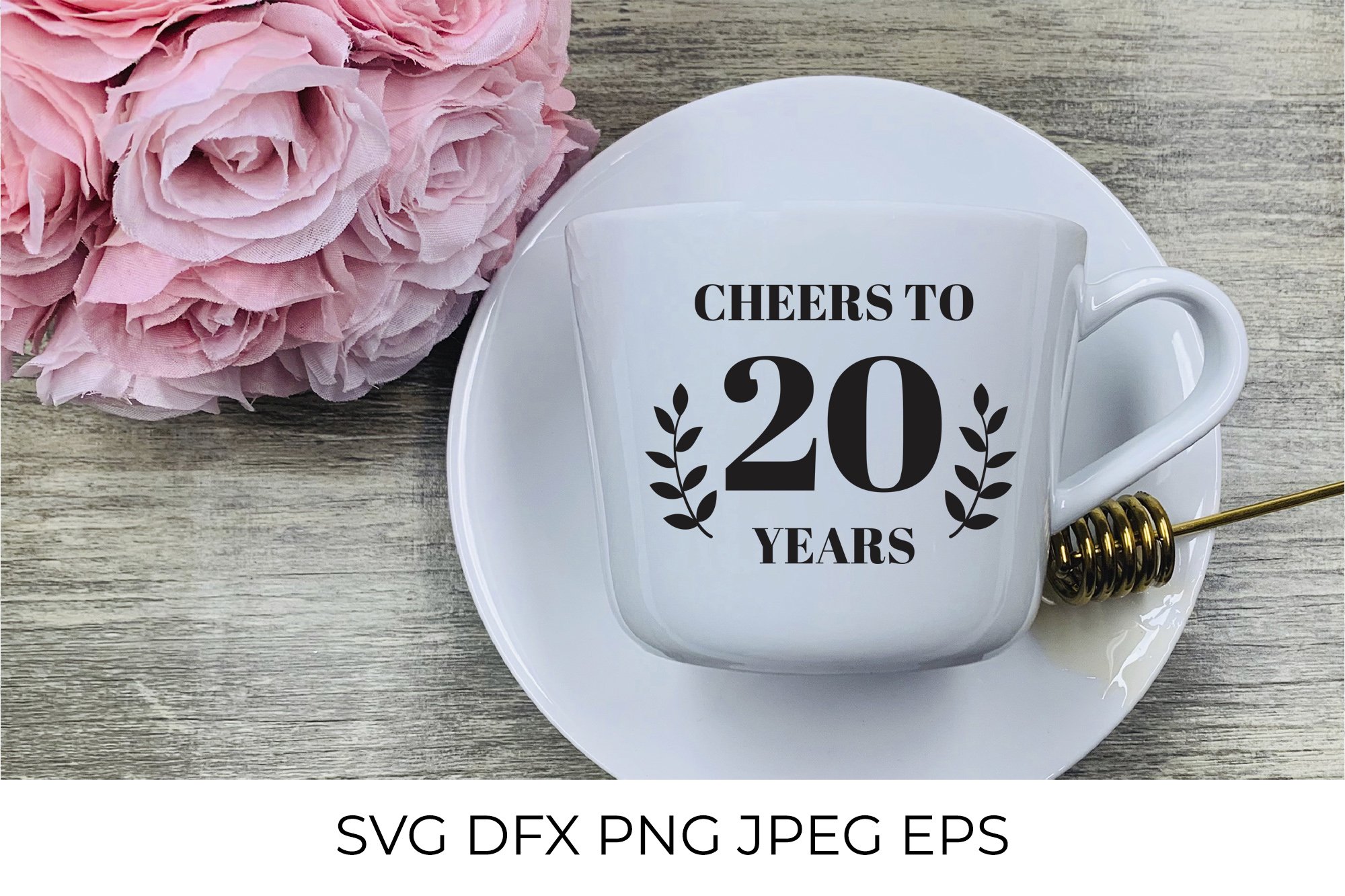 Birthday / Anniversary SVG bundle Cheers to Years (883681) | Cut Files ...