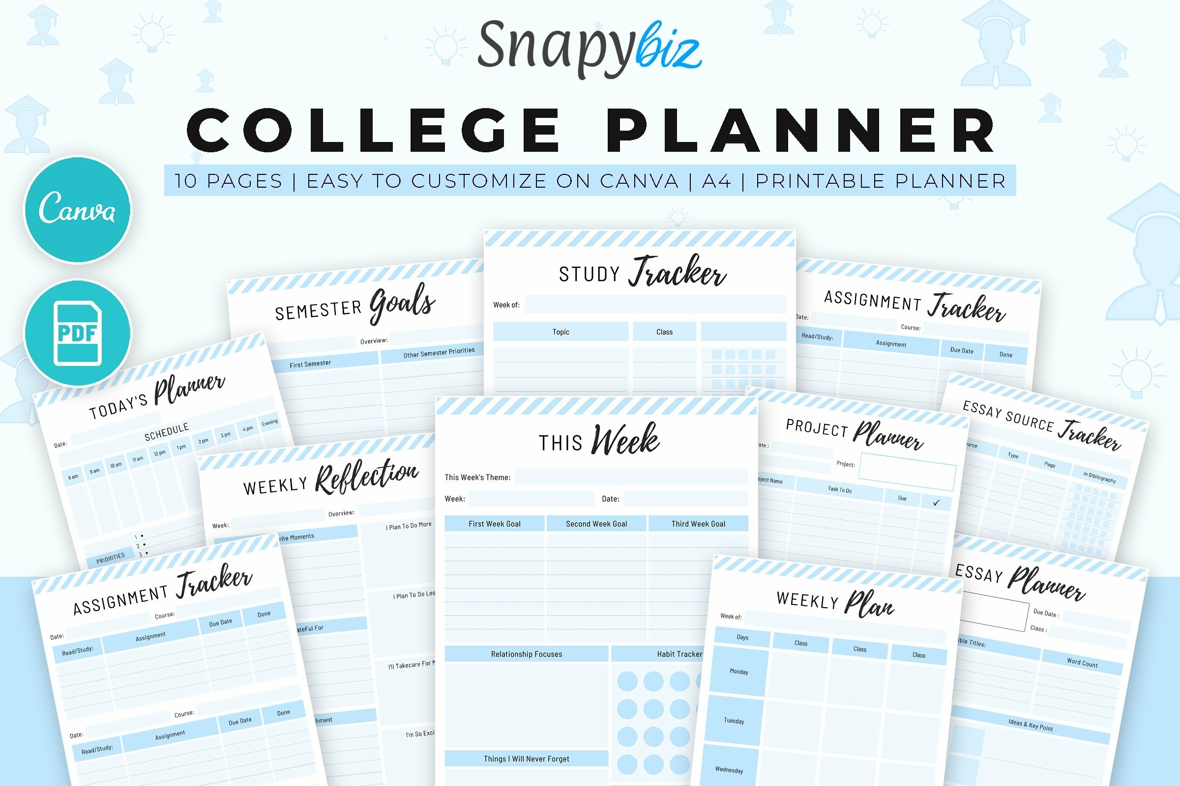 College Planner (1225048) | Other | Design Bundles